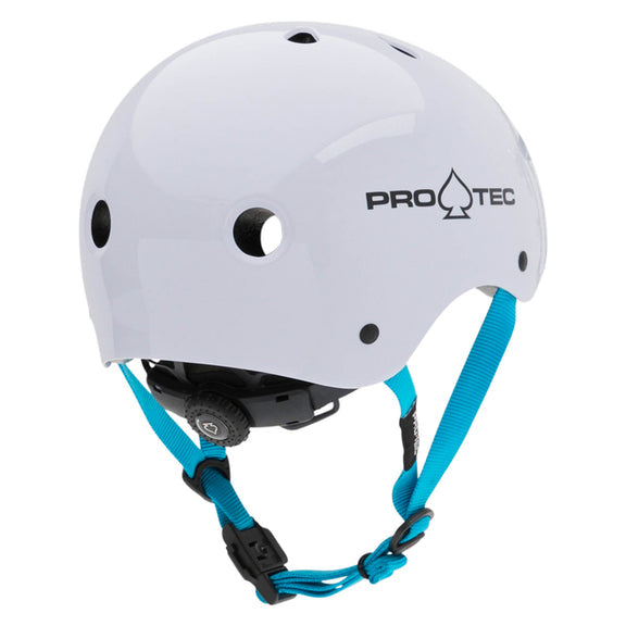 PRO-TEC JR Classic Certified skate helmet - Gloss White - STM Snow Surf ...
