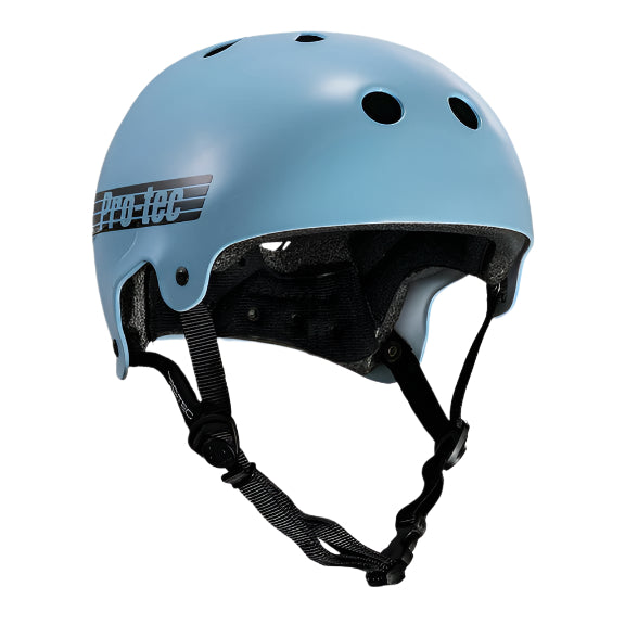 PRO-TEC Old School Certified skate helmet - Gloss Baby Blue - STM Snow ...