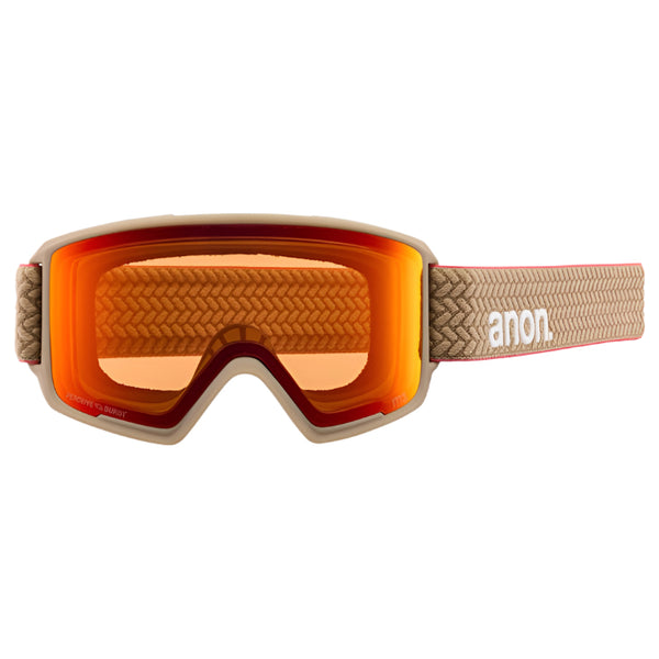 ANON M3 Low Bridge goggles - Summit Taupe w/ Sunny Bronze - STM Snow ...