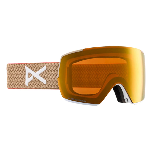 ANON M5 Low Bridge goggles - Summit Taupe w/ Sunny Bronze - STM Snow ...