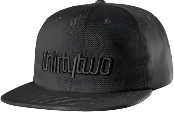 THIRTYTWO Double Snapback cap - Black - STM Snow Surf Skate