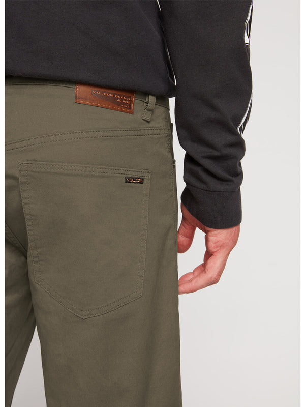 Volcom Solver Lite 5 Pocket Short - Army Green - STM Snow Surf Skate