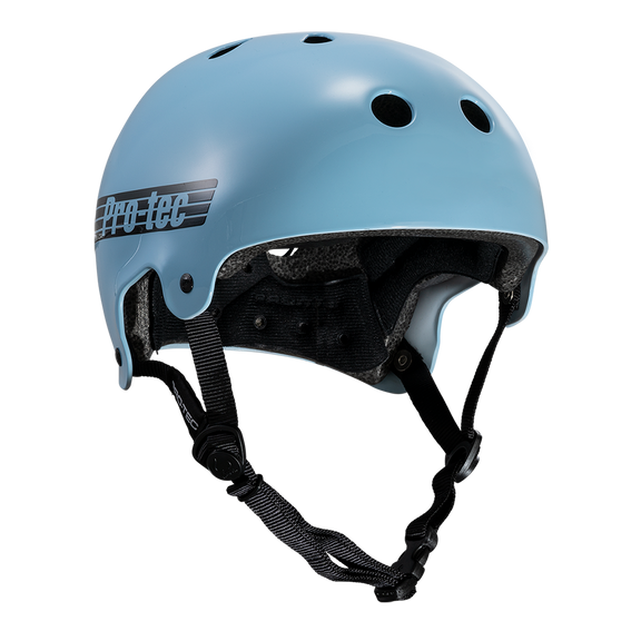 PRO-TEC Old School Certified Helmet - Gloss Baby Blue - STM Snow Surf Skate