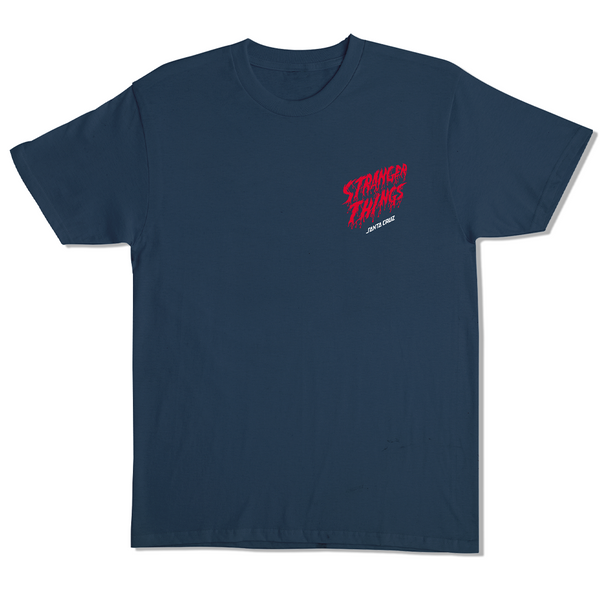 SANTA CRUZ x Stranger Things Eddie Slasher SS tee - Blue - STM Snow ...