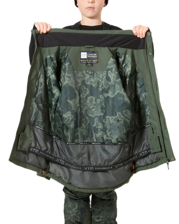 XTM Rumble Kids Jacket - Ivy - STM Snow Surf Skate