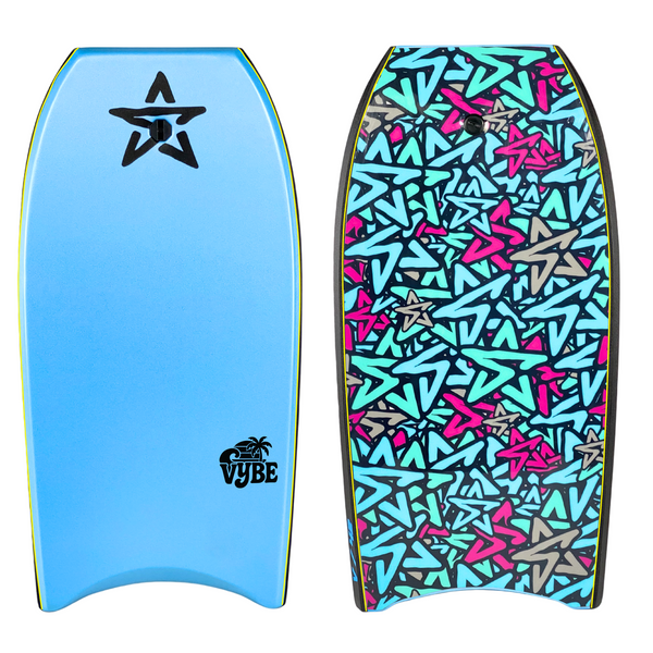 Stealth Vybe EPS 36 Bodyboard - Light Blue/Grey - STM Snow Surf Skate