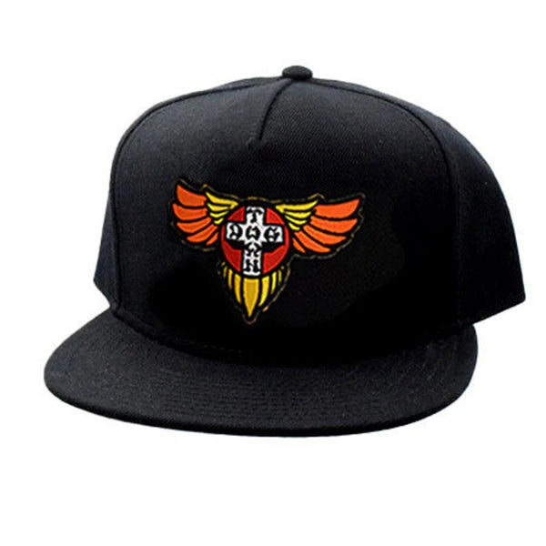 DOGTOWN Wings Patch OG 70s snapback hat - Black - STM Snow Surf Skate